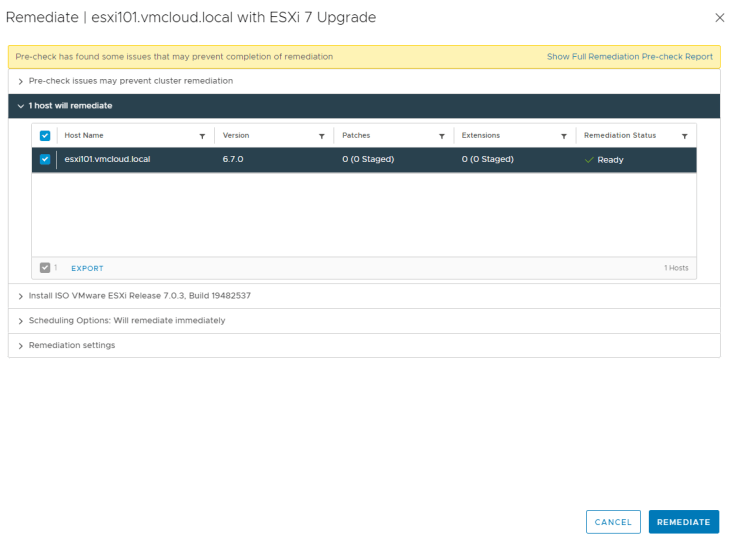 How to Upgrade ESXi Host with Lifecycle Manager – vmcloud.pl