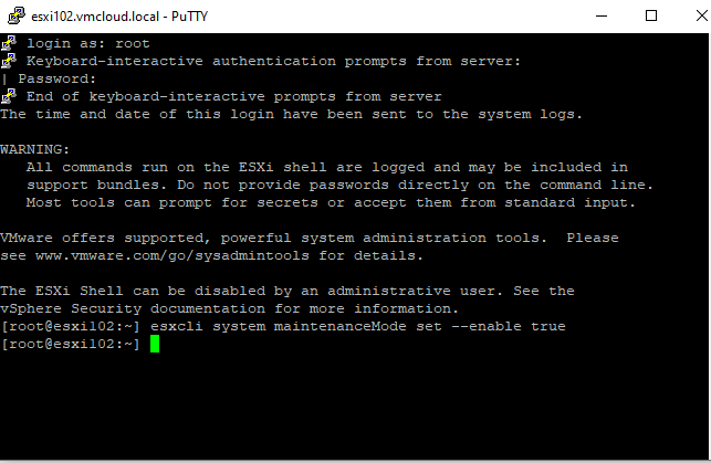 How to Patch ESXi Host with CLI – vmcloud.pl