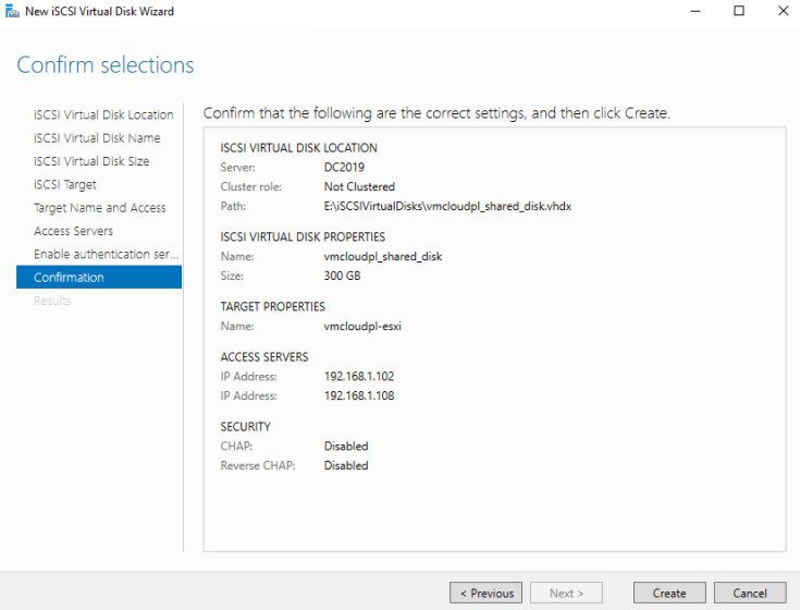 How to Configure Shared Storage for ESXi Hosts in Home Lab – vmcloud.pl