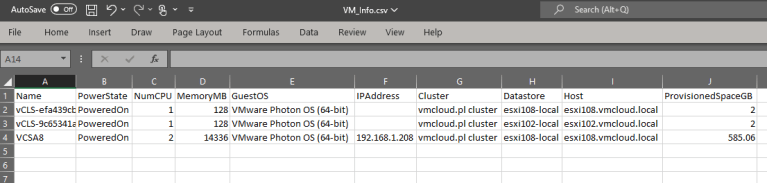 PowerCLI Script: VM Info Report – vmcloud.pl