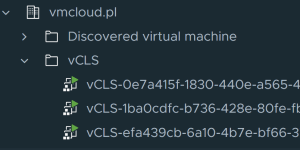 What is a vCLS Virtual Machine and How to Troubleshoot It – vmcloud.pl