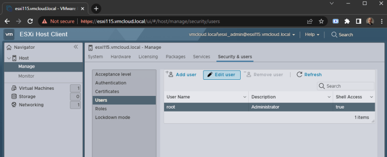 How to Reset ESXi Root Password – vmcloud.pl
