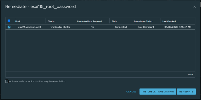 How to Reset ESXi Root Password – vmcloud.pl