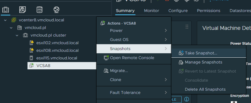 How to Reset vCenter Server Appliance Root Password – vmcloud.pl
