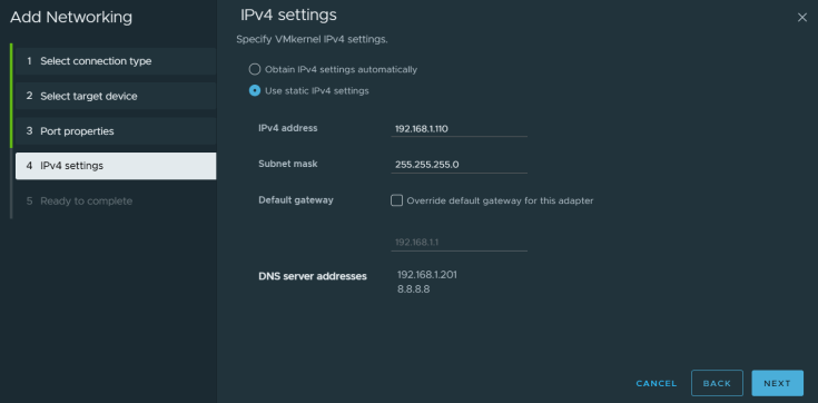 How to Configure vMotion in VMware vSphere – vmcloud.pl