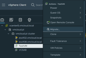 How to Configure vMotion in VMware vSphere – vmcloud.pl