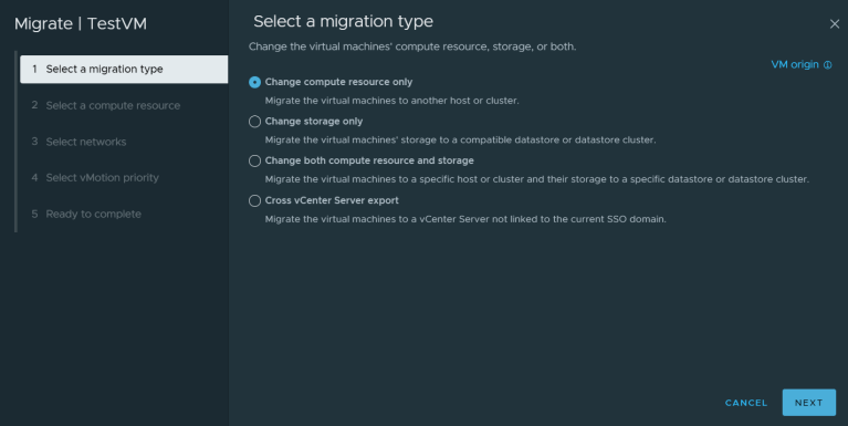 How to Configure vMotion in VMware vSphere – vmcloud.pl