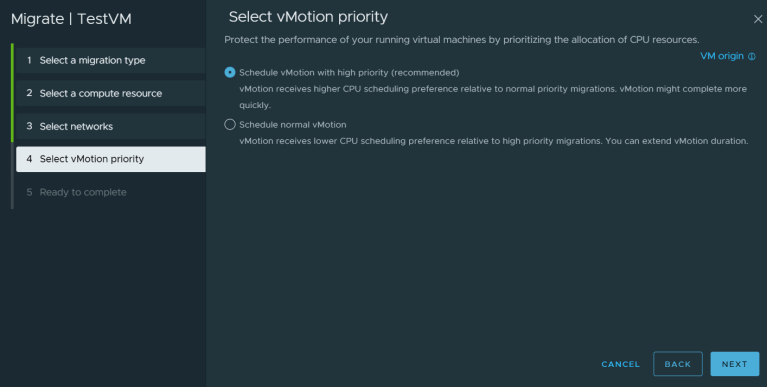 How to Configure vMotion in VMware vSphere – vmcloud.pl