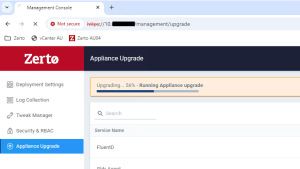 How to Upgrade Zerto 10 Using an Offline Bundle – vmcloud.pl