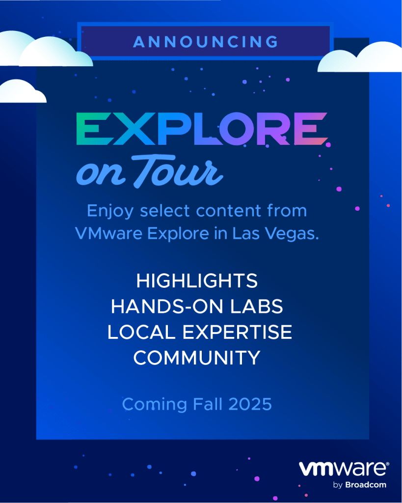VMware Explore On Tour 2025 – vmcloud.pl